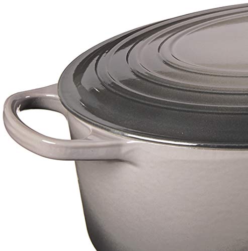 Le Creuset Signature Enameled Cast Iron Oval French (Dutch) Oven, 8 quart, Oyster