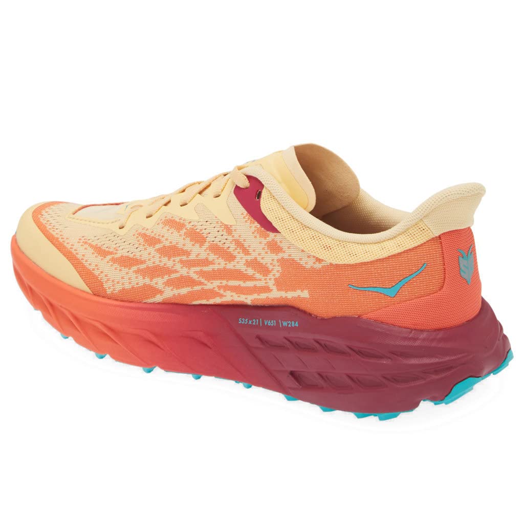 HOKA ONE ONE Speedgoat 5 Womens Shoes Size 7, Color: Deep Lake/Ceramic