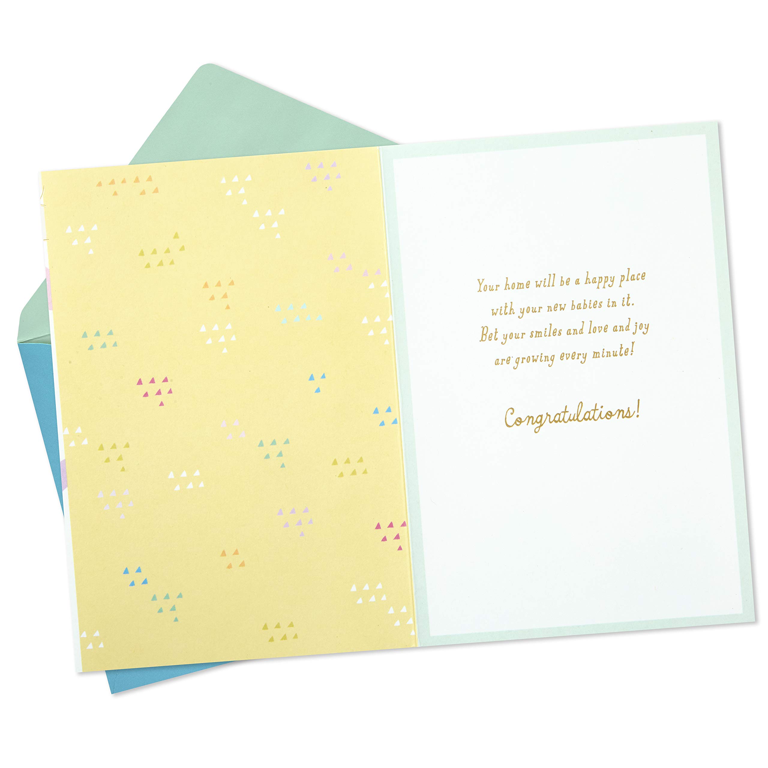 Hallmark Baby Shower Card for Twins or Triplets (Love Multiplying)