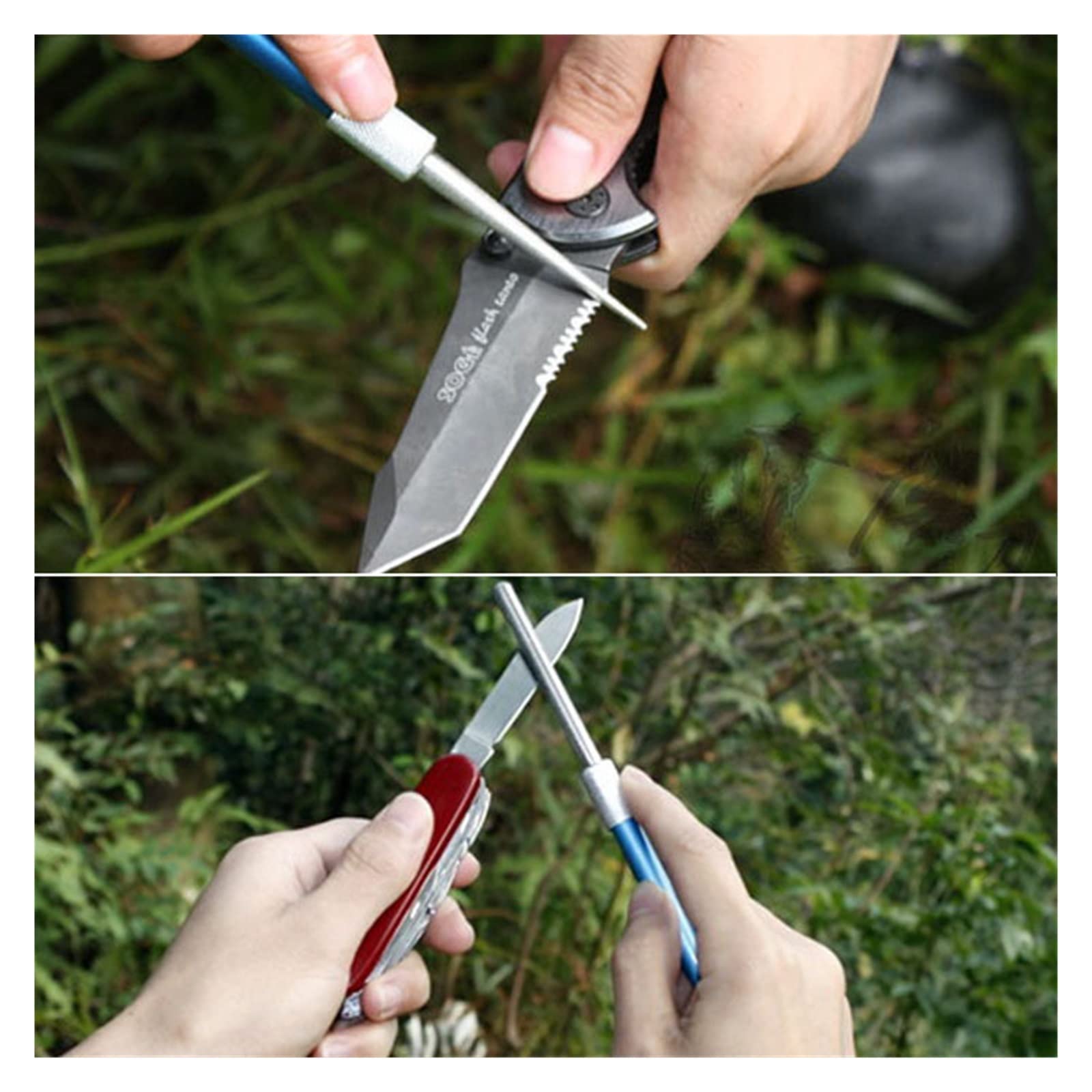 Knife Sharpener,Diamond Sharpener Pocket Diamond Knife Sharpeners Chisel Sharpener Grindstone Fishing