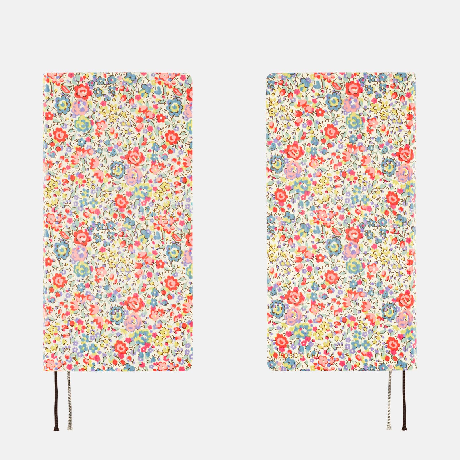 Hobonichi Techo Weeks [English/Tall and Slim Size/January 2024 Start] Liberty Fabrics: Emma and Georgina