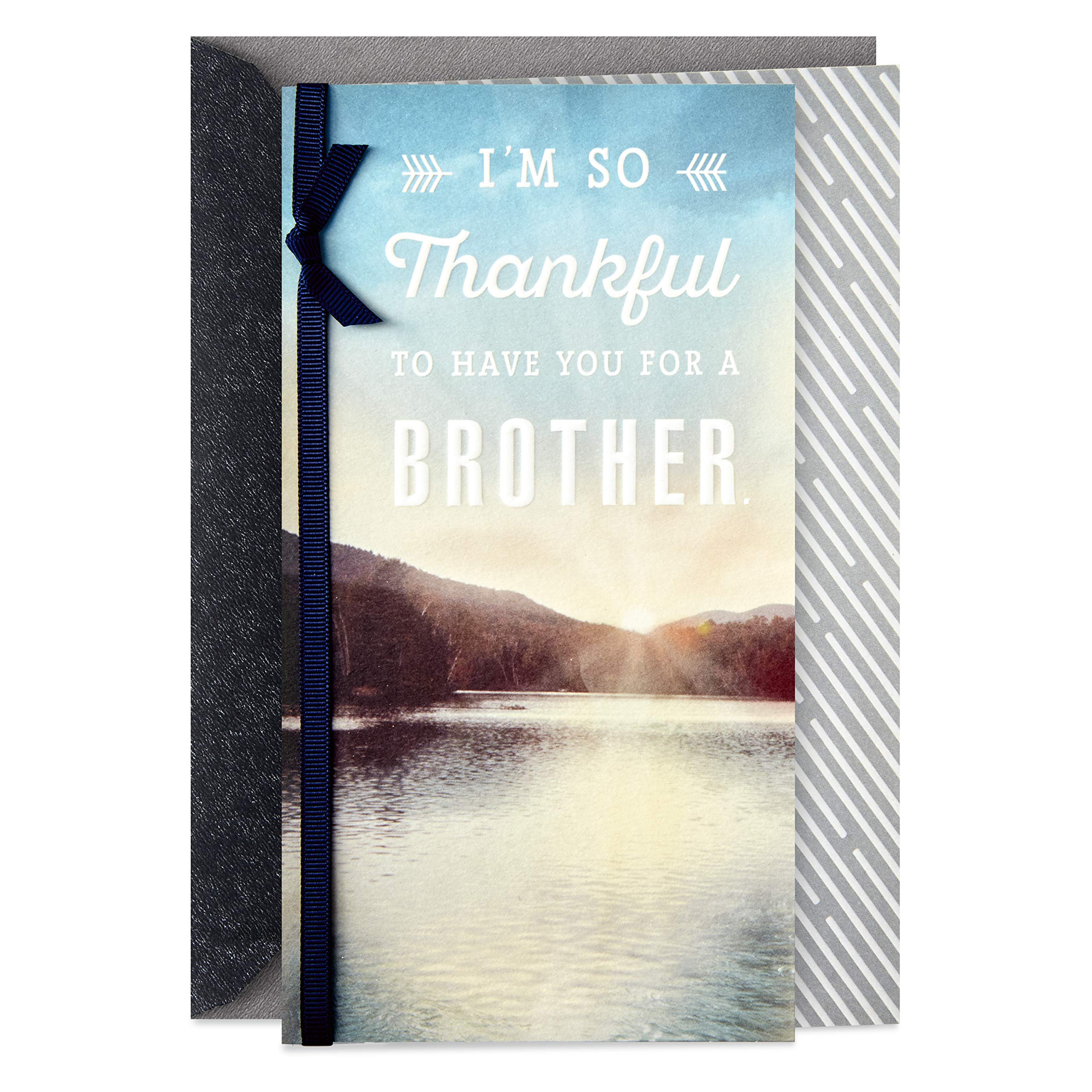 Hallmark Birthday Card for Brother (So Thankful)