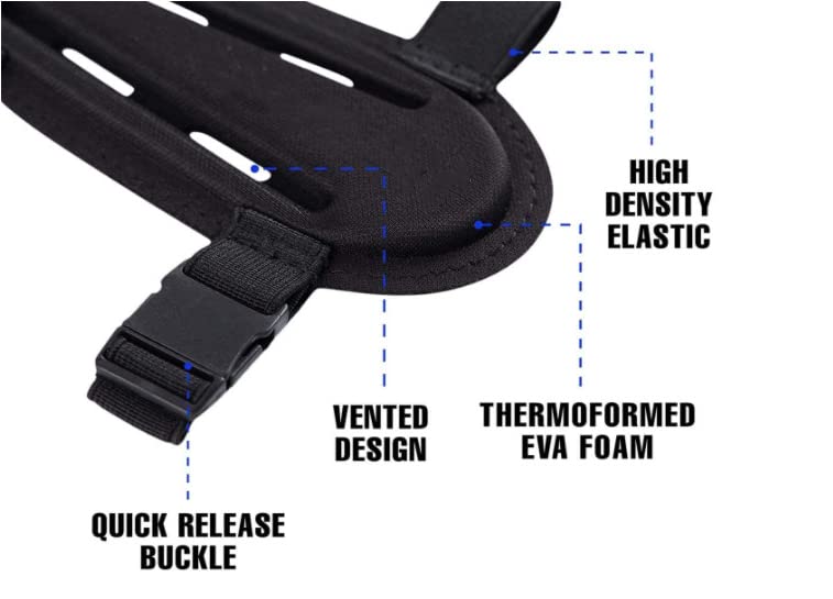 KAAIVERO Archery Arm Guard Adjustable Protective 3-Strap Accessory Lightweight Hunting Target Shooting Adult Unisex