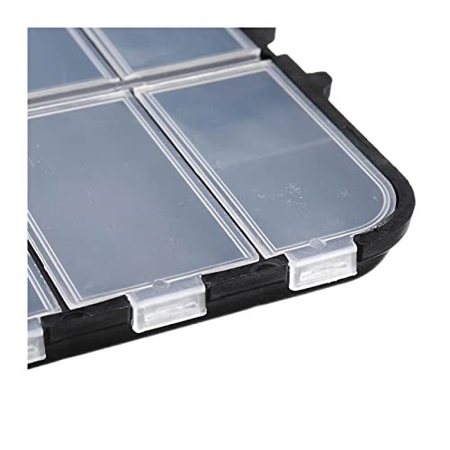 HEJUNHUPAN Portable Storage Case Compartments Storage Case Box Plastic Fishing Lure Hook Bait Small Accessory Box Square Fishhook Box Outdoor Essential Tool Boxes