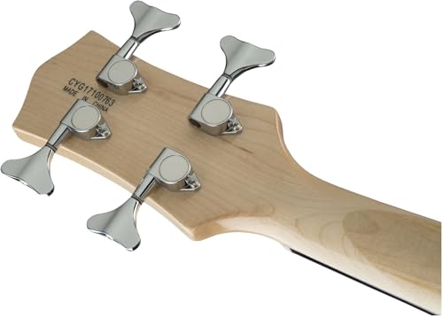 Gretsch G2220 Electromatic Junior Jet Bass II Short-Scale 4-String Right-Handed Guitar with Basswood Body (Walnut Stain)