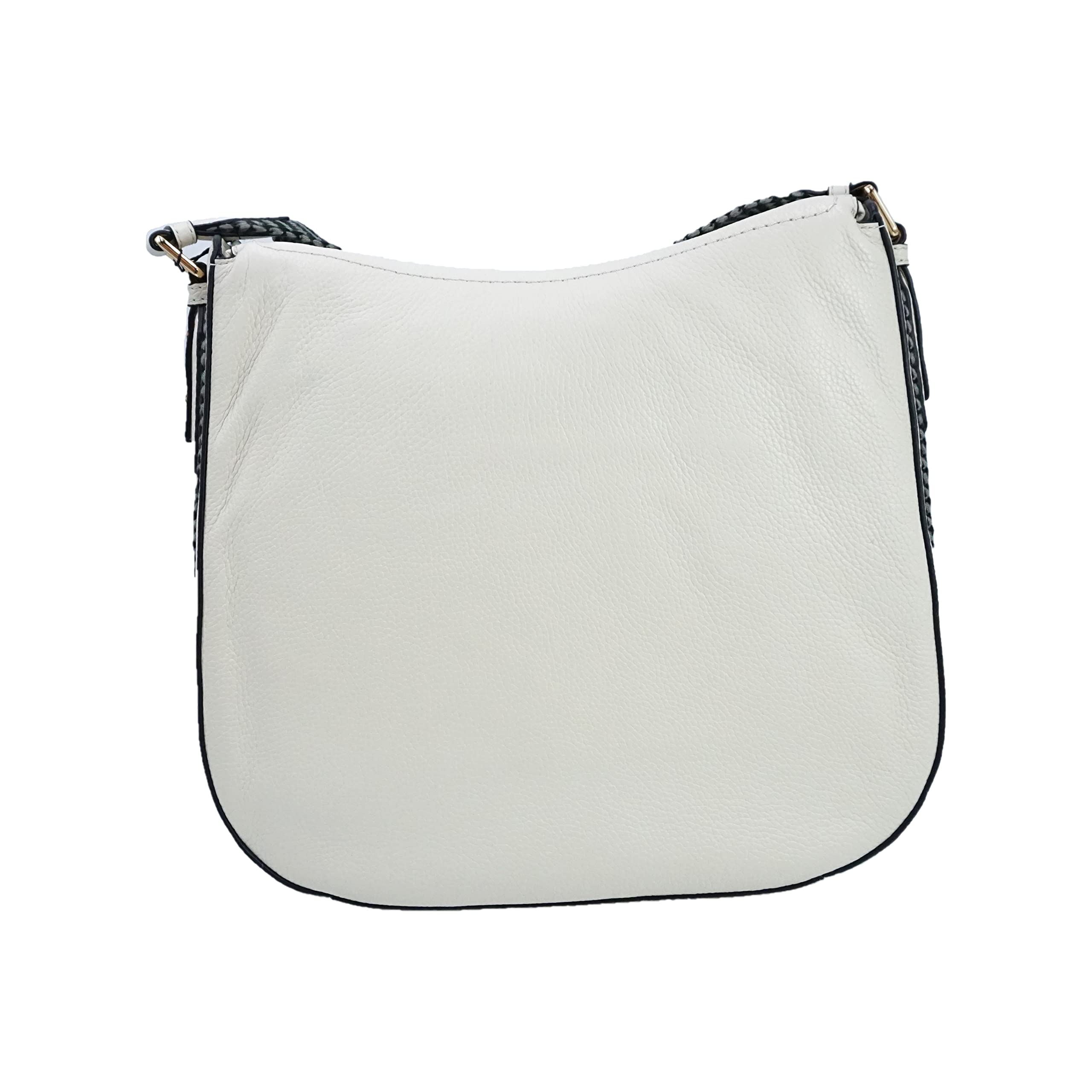 Marc Jacobs H211L01RE21-102 Marshmallow With Gold Hardware Women's Leather Shoulder Hobo Bag
