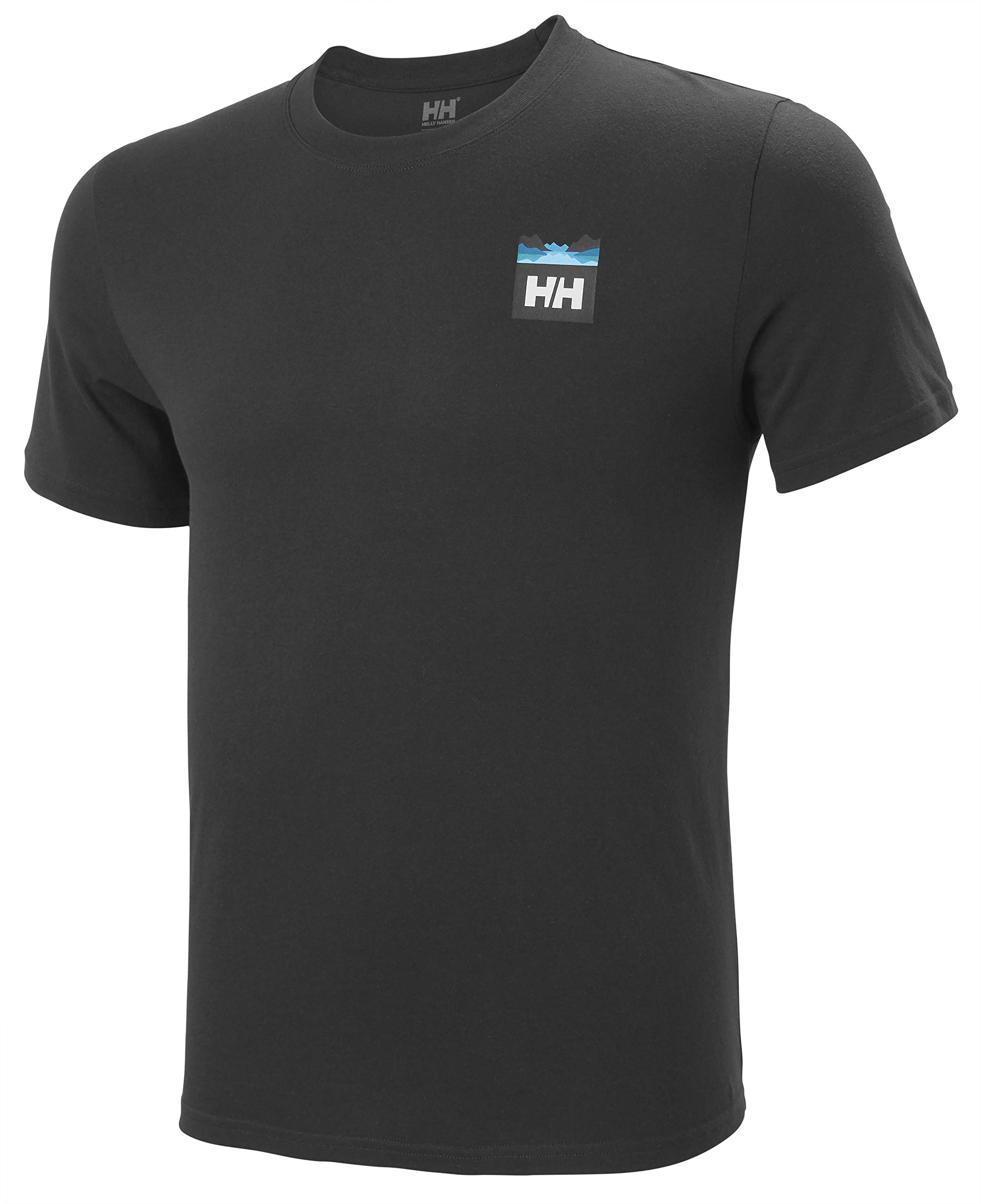 Helly Hansen Men's Nord Graphic HH T-Shirt, 980 Ebony, Large