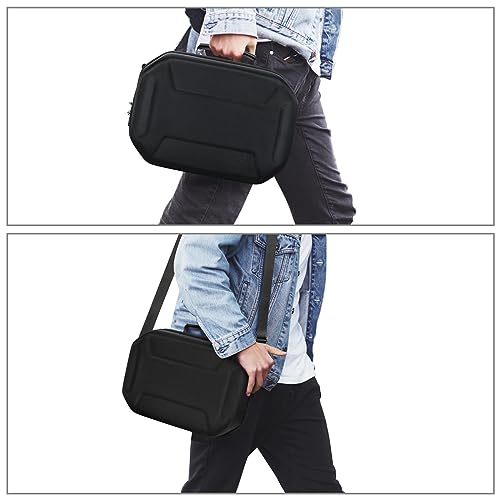 LYAUK Hard Carrying Case with Lock Compatible with Oculus Quest 2 Basic/Elite Version, Touch Controllers, and Other Accessories, Quest 2 Case with Shoulder Strap Suitable for Travel and Home Storage
