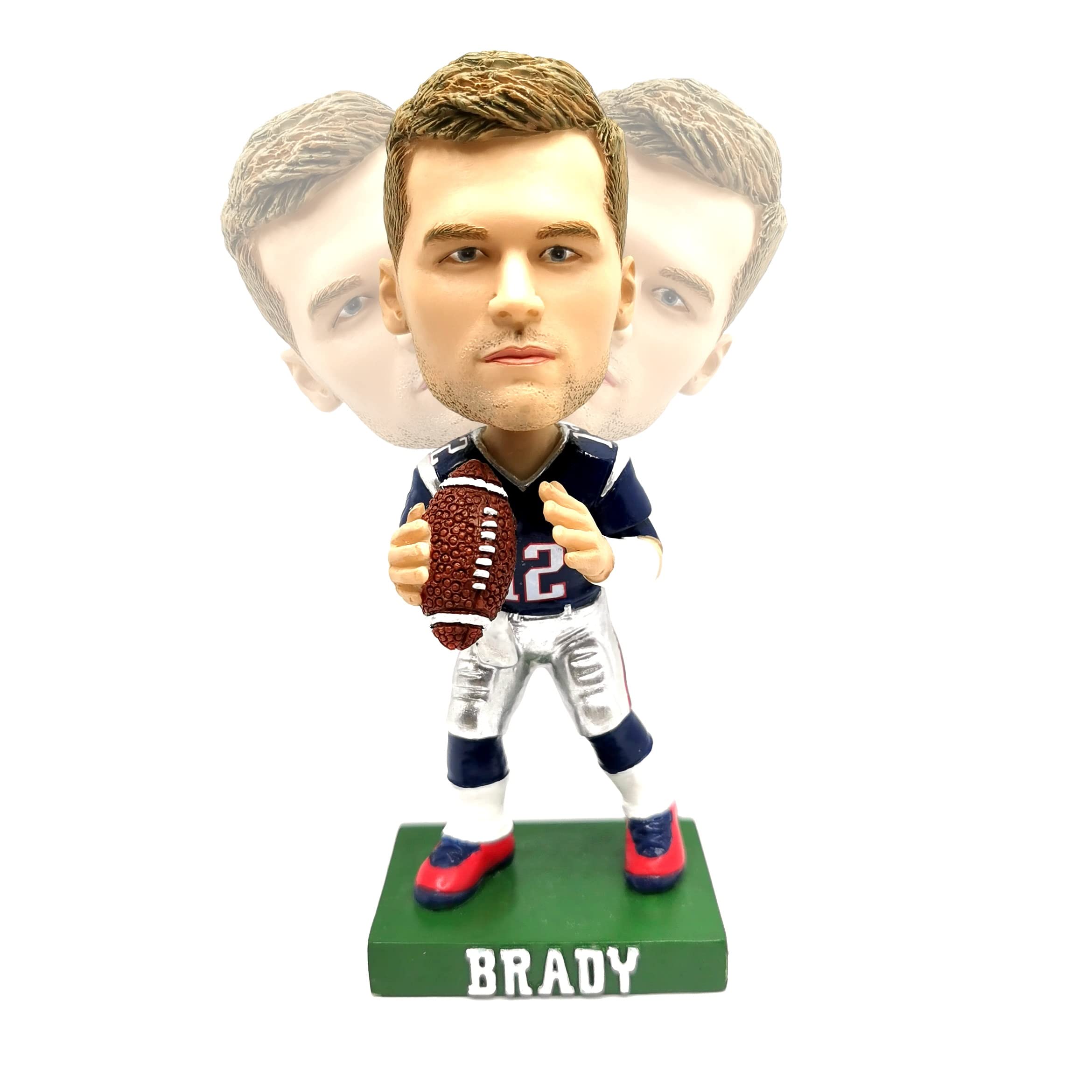 MANYI Brady 12# Jersey Bobbleheads Action Figure 5.5" Collectible Figurine…