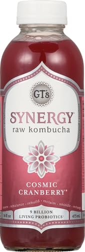 GT's Kombucha, Cosmic Cranberry 16 Fl Oz