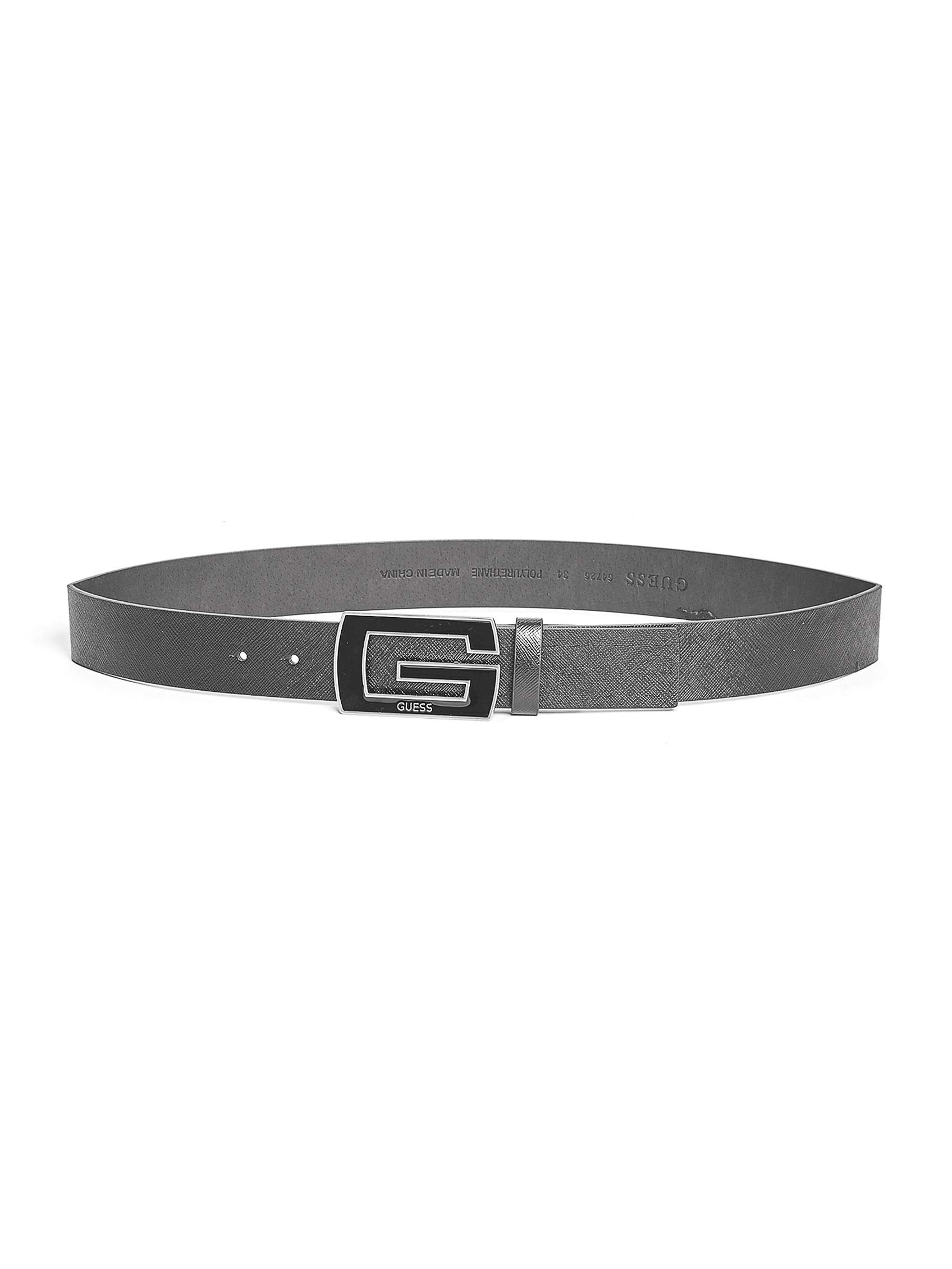 GUESS Factory Saffiano G Buckle Belt