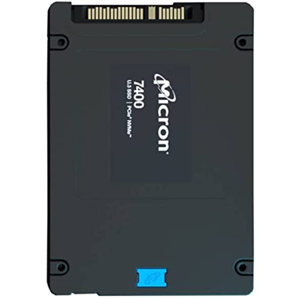 Micron 7400 PRO 7.68 TB Solid State Drive - 2.5" Internal - U.3 (PCI Express NVMe 4.0 x4) - Read Intensive - TAA Compliant