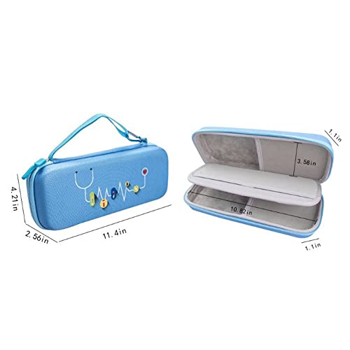 Predyn Stethoscope Case Suitable for Household Stethoscope Storage Bag Classic Stethoscop Protective Box(Blue)