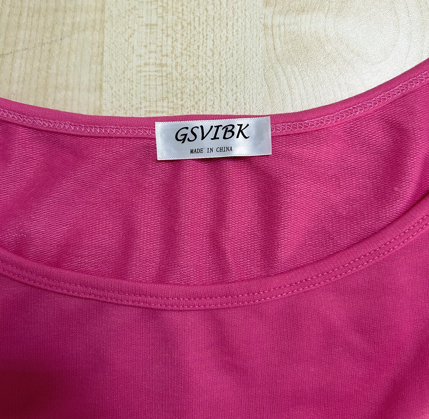 GSVIBK Womens Off Shoulder Sweatshirt Long Sleeve Black Sweatshirts Slouchy Pullover Shirts 107 Rose red S