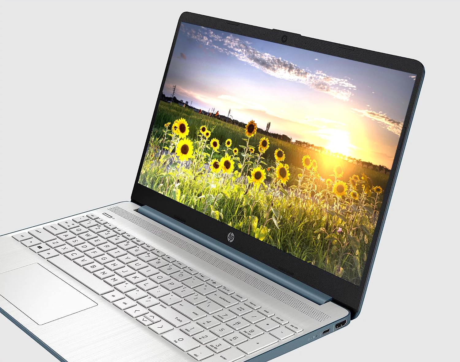 HP 15.6 Inch Laptop for College Students, Business, Intel Core i3-1115G4, 16GB RAM, 1TB SSD, Windows 11 Home, HDMI, SD Card Reader, Wi-Fi, Webcam, Spruce Blue, PCM