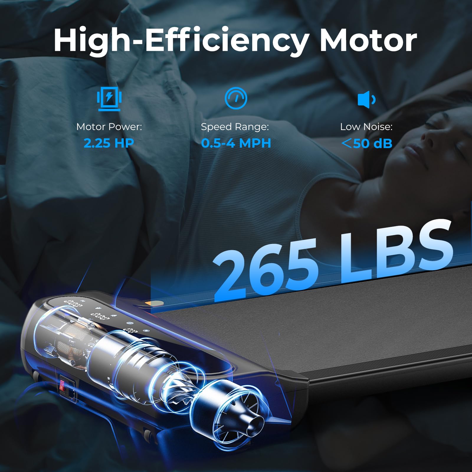 GYMAX Walking Pad, 2 in 1 Under Desk Treadmill for Home with Watch Remote Control, LED Display, 12 Preset Programs & Pause Function, Portable Compact Running Treadmill for Office Small Space