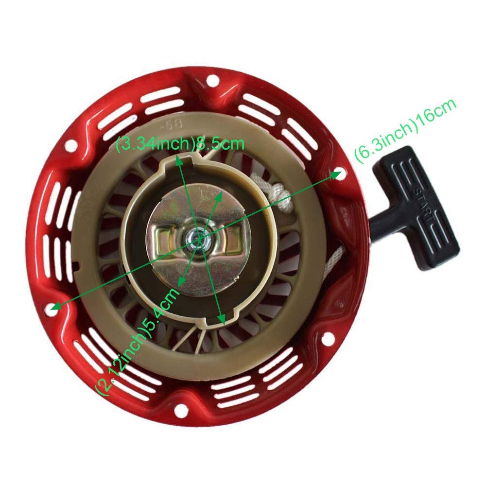 HIFROM Recoil Pull Starter Rewind Start with Bolts replacement for Champion Power Equipment 3000 3500 4000 Watts Gas Generator 46558 46561 46596 46533 46534 46535 46539 46540 46551 46553 46554 & 46555