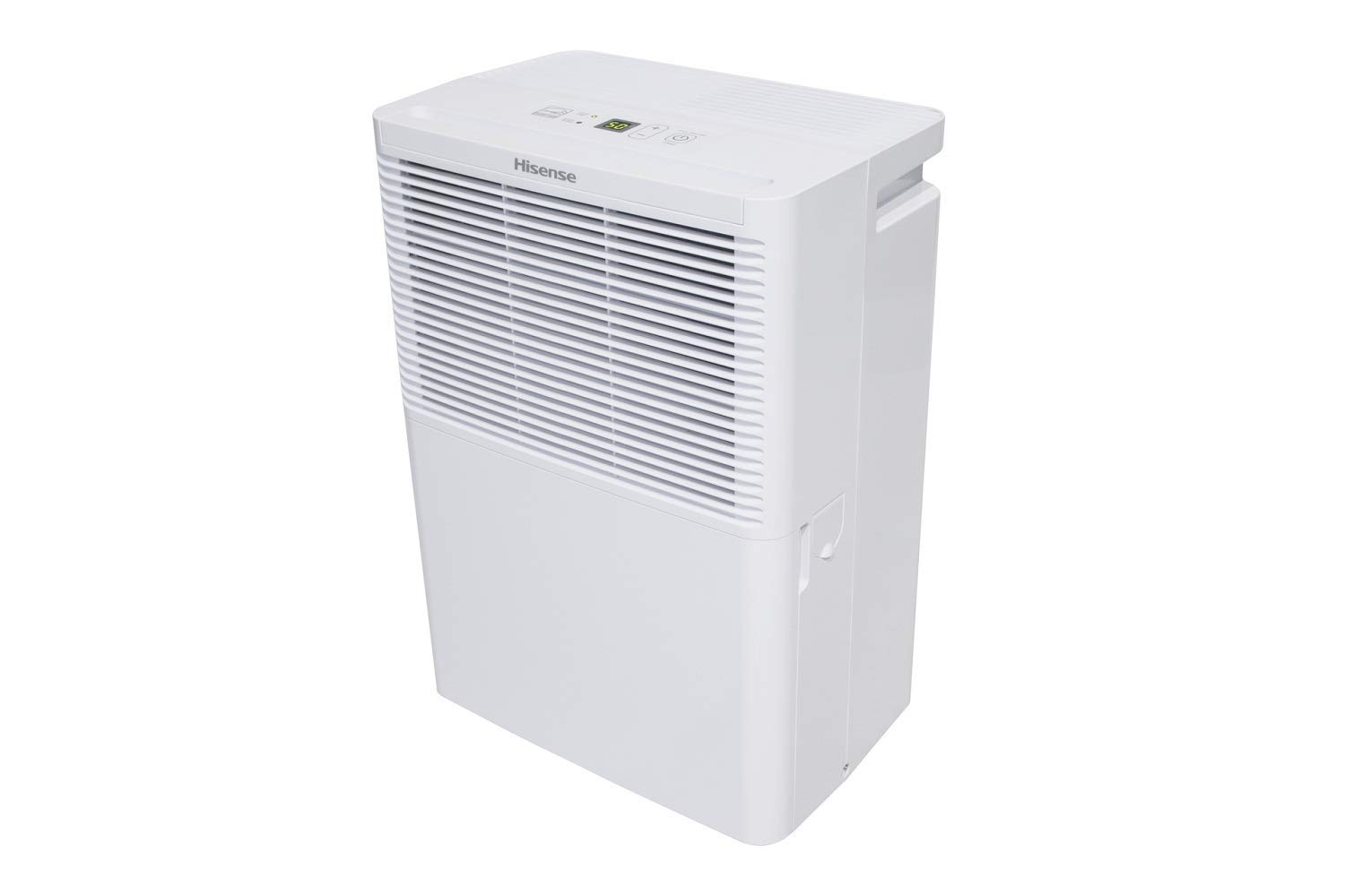 Hisense 30-Pint Dehumidifier 700 sq ft One-touch operation, Adjustable humidistat, LED digital controls, Single Speed, Noise level 45 dB, 115v - DH3019K1W (Renewed)