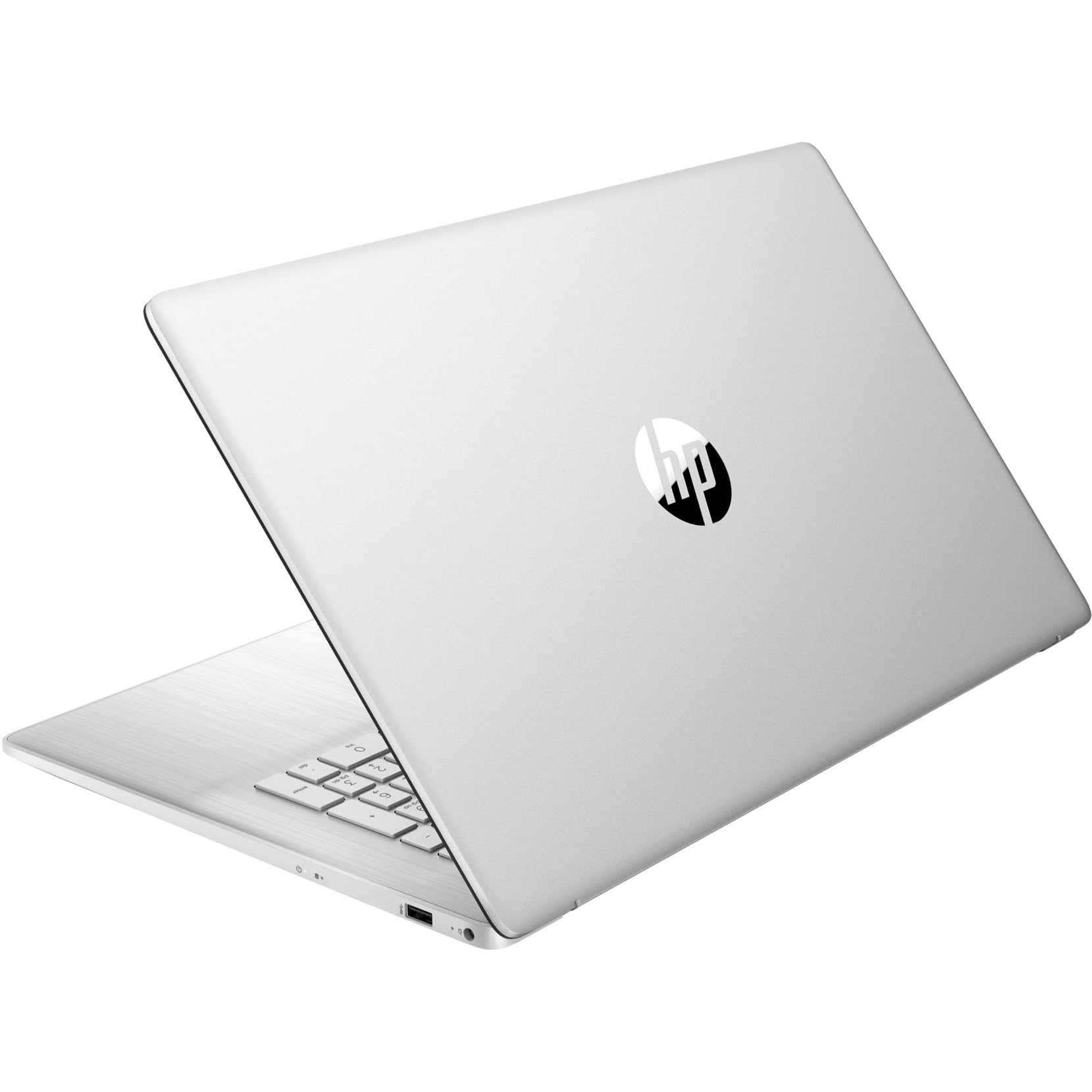 HP 17 17.3" Touchscreen HD+ Business Laptop Computer, 12th Gen Intel 10-Core i5-1235U (Beat i7-1195G7), 32GB DDR4 RAM, 2TB PCIe SSD, WiFi, Bluetooth 5.0, Silver, Windows 11 Pro, BROAG Cable