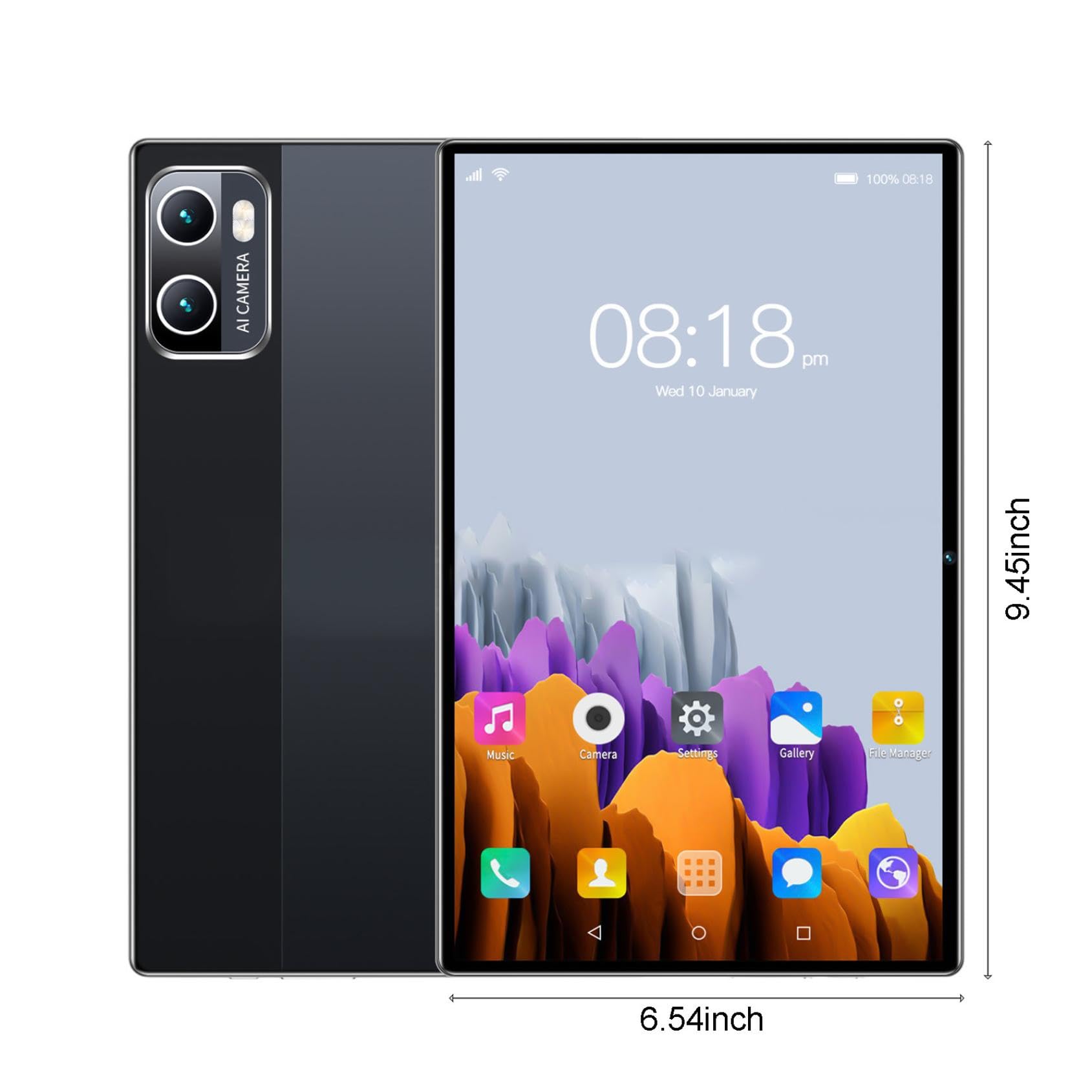 High Configuration 2+16G All Netcom 10.1-inch Android Tablet Computer 10 Core IPS High-Definition Ultra-Thin WiFi Bluetooth Voice Call Game Office Tablet