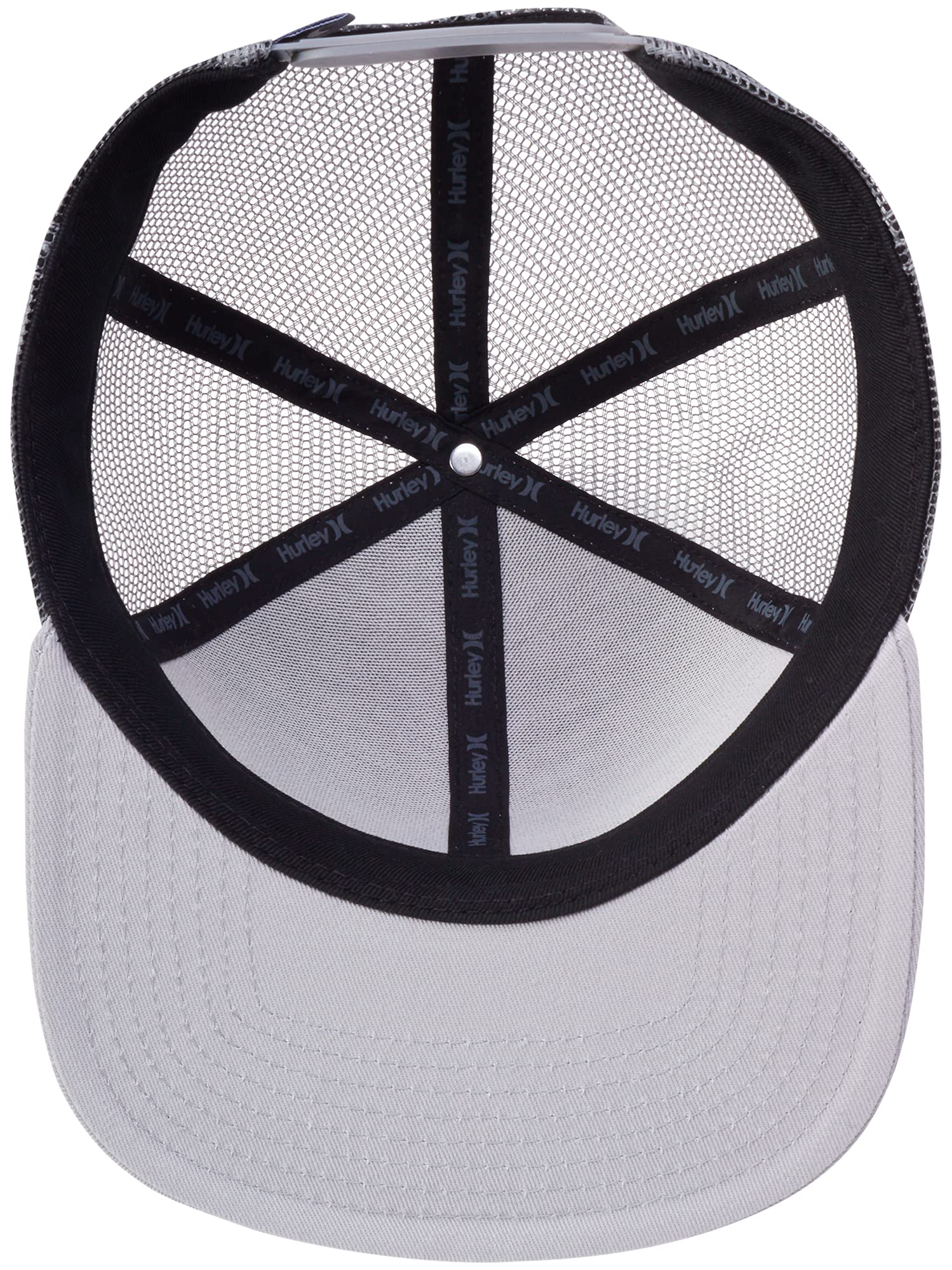 Hurley Men's Standard M Natural 2.0 Trucker Hat, Size One Size, Wolf Grey