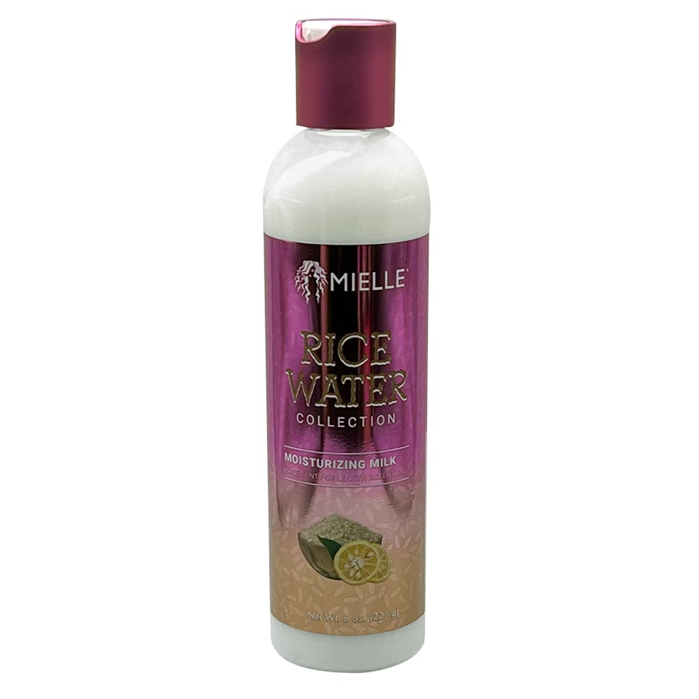 Mielle Rice Water Collection - Length Retention For Dry & Damaged Hair Sulfate-Free Shampoo, Moisturizing Milk, Clay Masque, Split End Therapy, Shine Mist β Full Collection Bundle Combo Set 5PCS