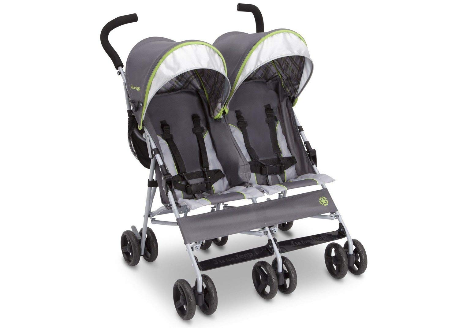 J is for Jeep Brand Scout Double Stroller, Choose Your Color