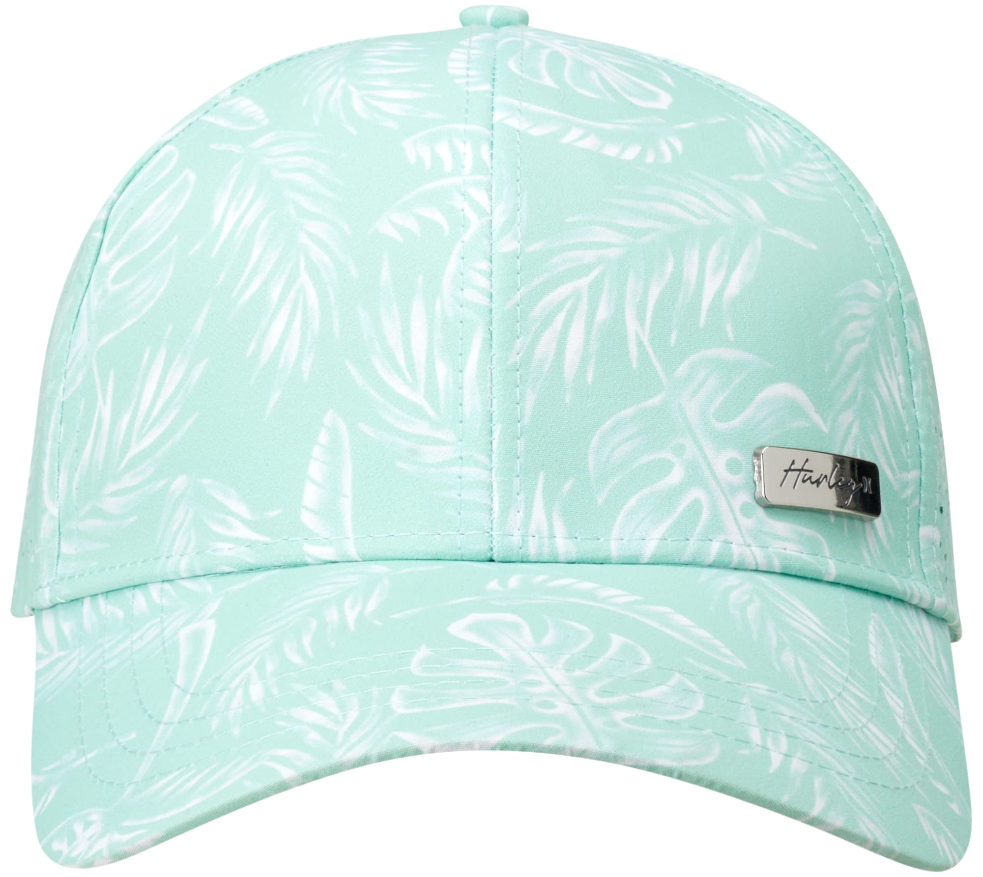 Hurley Women's Baseball Cap - Bayshore Strap-Back Hat, Size One Size, Jade Aura