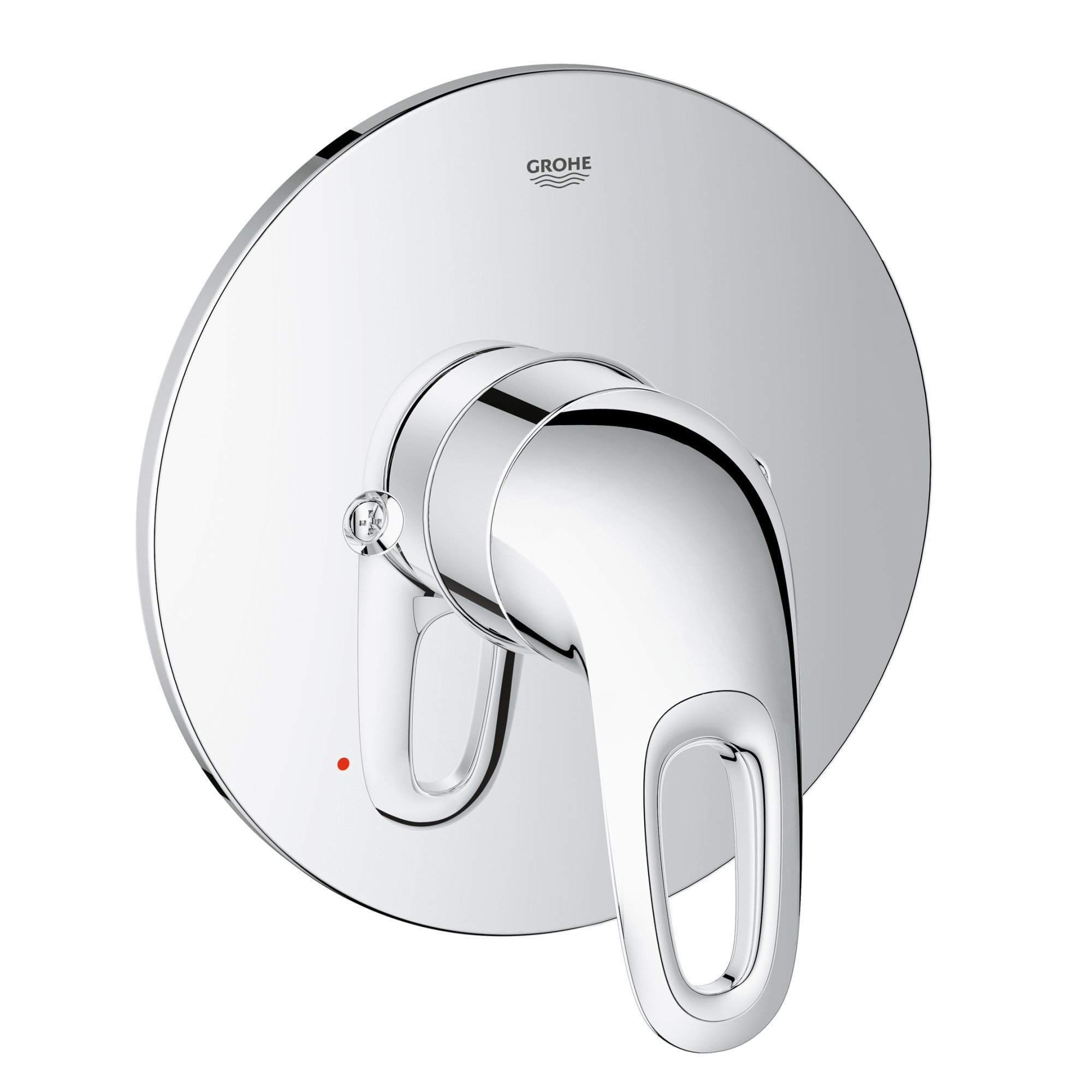 GROHE 19989003 Eurostyle Single-Handle Pressure Balance Valve Trim Kit with Lever Handle, Starlight Chrome