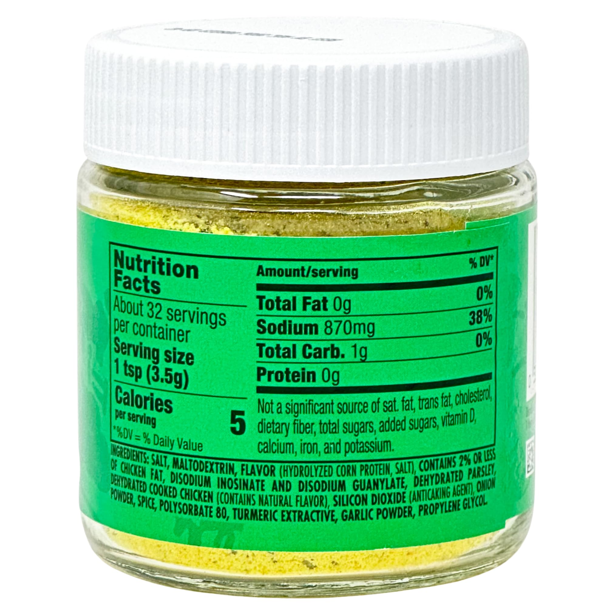 Herb Ox Chicken Bouillon Powder Bundle with - (2) 4oz Jars of Herbox Gluten Free Chicken Bouillon Granules and (1) One Wyked Yummy All in One Measuring Spoon