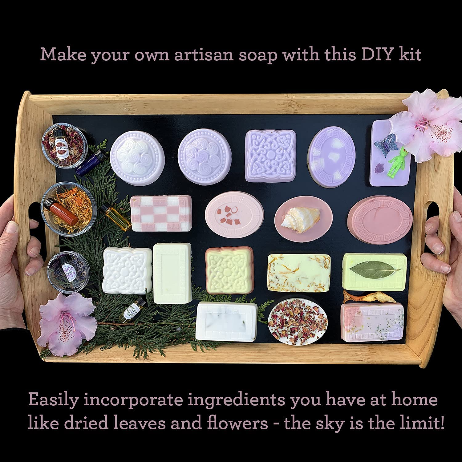 Grow and Make DIY Deluxe Goat Milk Soap Making Kit - Learn how to make your own soap at home!