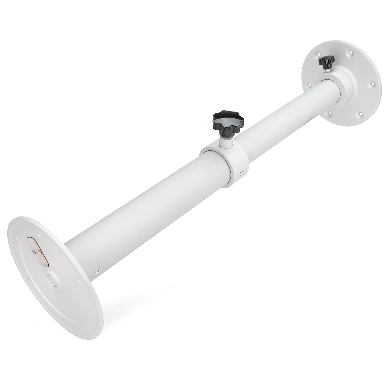 MiKaFex Adjustable Table Pedestal Stand Detachable Table Base Kit 17.7in-27.1in Aluminum Alloy Table Base Compatible with Boat Yacht RV Motorhome Caravan