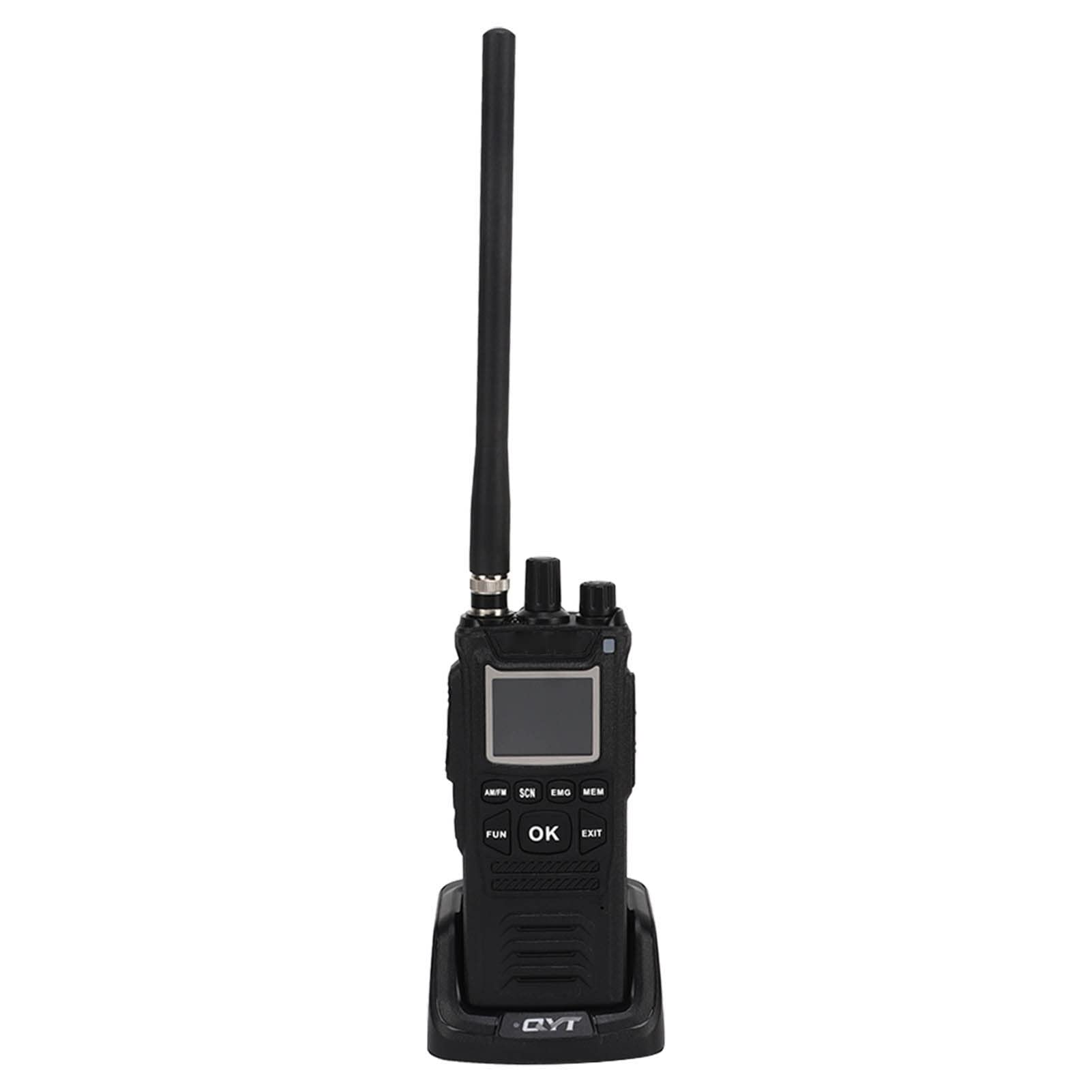 Marine Walkie Talkies, High Volume Handheld Marine Radio Sturdy Structure with Antenna for Daily Use (US Plug)