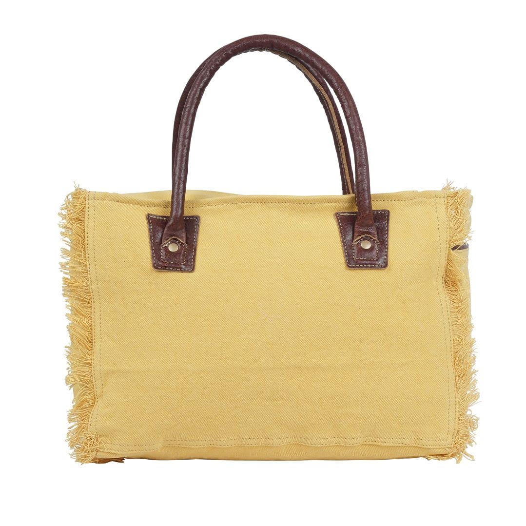Myra Bag Supine Canvas & Hairon Bag S-4769
