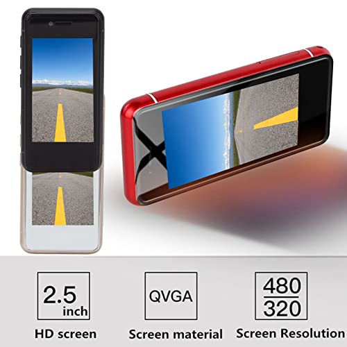 Mini Cellphone, WiFi GPS 8MP Front Camera 1GB 8GB Smartphone for Gifts (Red)
