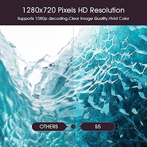 n/a D led Projector 3800 Lumens Support 1080p Portable Cinema Proyector Beamer with Gift
