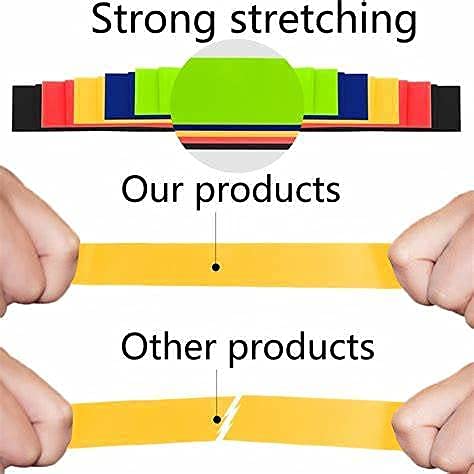 HRC Portable Resistance Band Workout System Home Gym Exercise Bands Wall Mount System Adjustable Resistance Exercise Bands Set with Handles Non-Silp