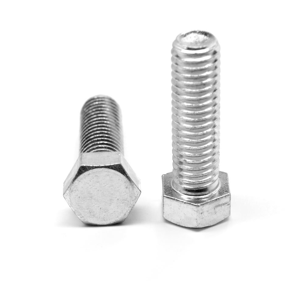 M14 x 1.50 x 35 MM (FT) Fine Thread DIN 961 Class 10.9 Hex Cap Screw (Bolt) Alloy Steel Zinc Plated Pk 25