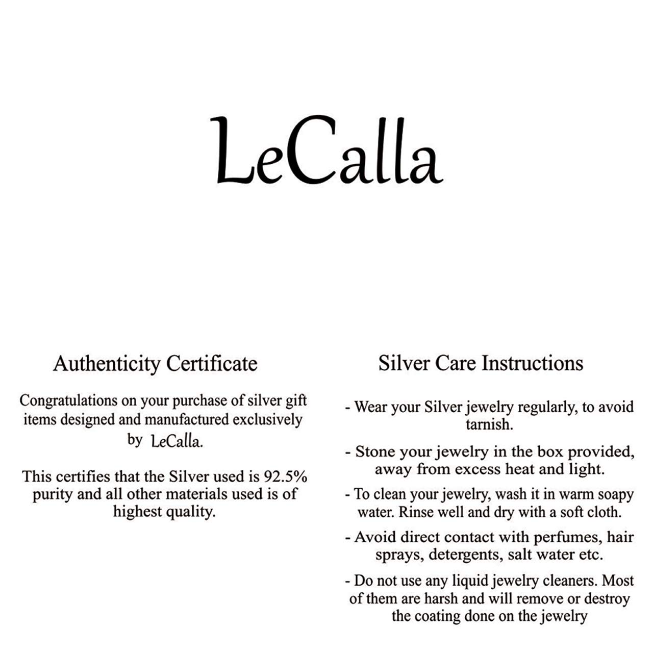 LeCalla 925 Sterling Silver Rings for Women Hypoallergenic CZ Pearl Ring for Women Size - 5