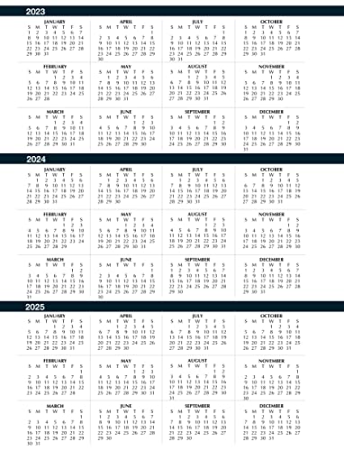 House of Doolittle 2023-2024 Monthly Calendar Planner, 2 Years, Expense Log, 6.9 x 8.75 Inches, Black Leatherette Cover (HOD268002-23)