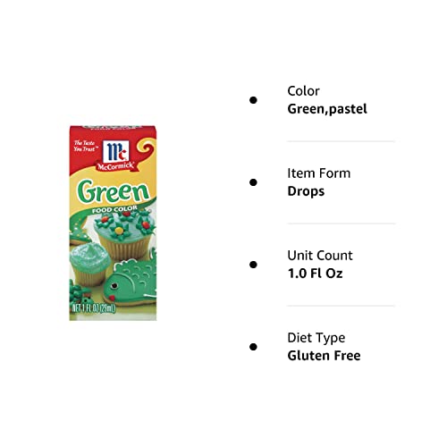 McCormick Green Food Color, 1 fl oz