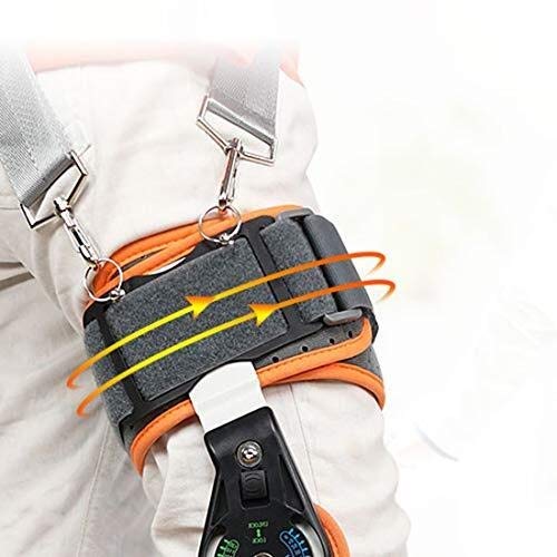 Knee Brace Hinged ROM Knee Brace W/Shoulder, Immobilizer for ACL, MCL and PCL Injury, Orthosis Stabilizer Protector for Children