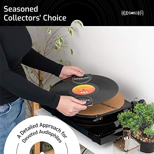 Hudson Hi-Fi Three Pack Record Mitt Anti Static Record Cleaner & Handler - Record Player Accessories with Soft Microfiber Material for Safe Easy LP Handling and Avoiding Dirty Fingers
