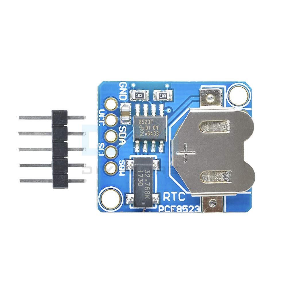 HiLetgo PCF8523 Real Time Clock RTC Breakout Module PCF8523 Real Time Clock Assembled Breakout Board 3.3V 5V Time Clock for Arduino