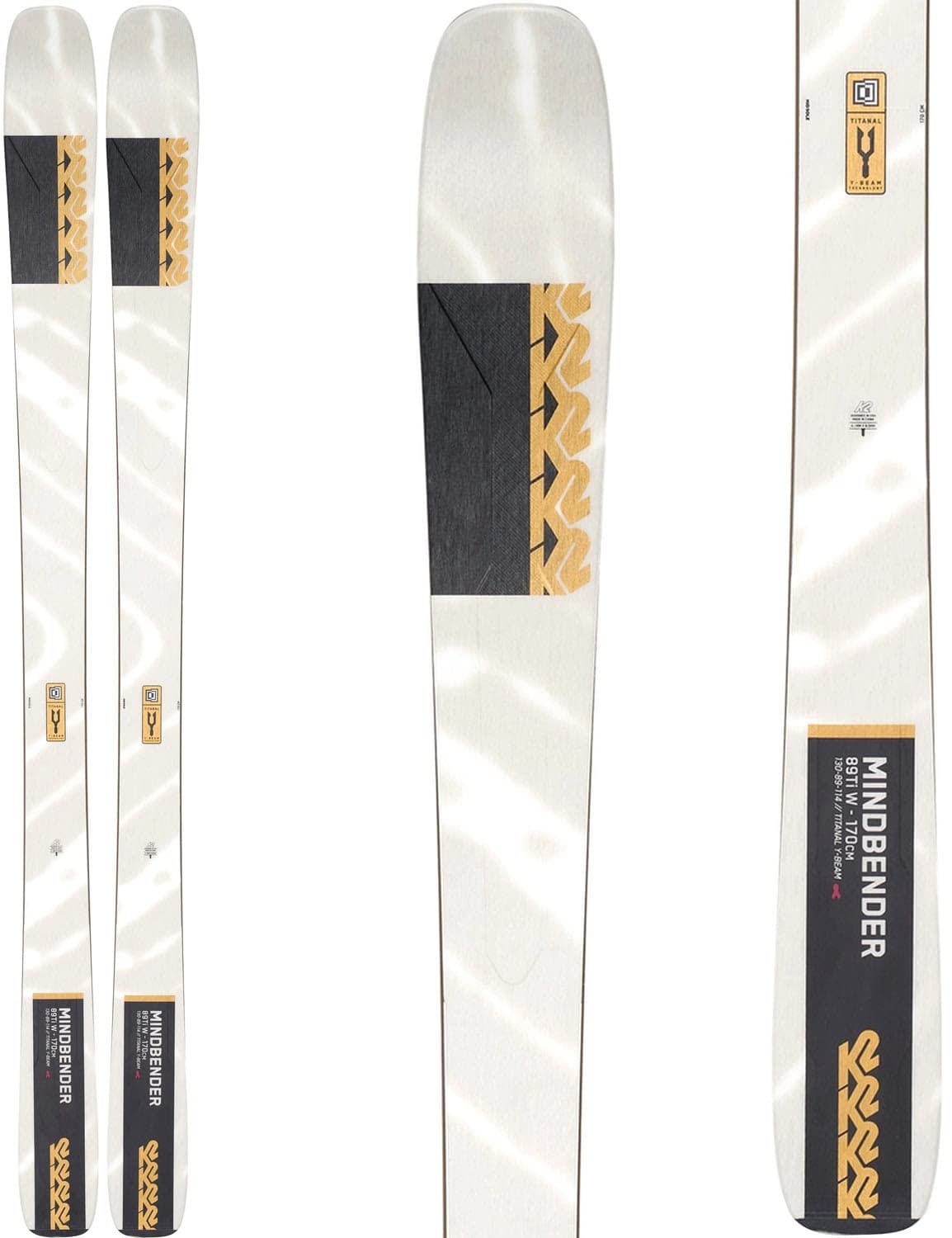 K2 Mindbender 89 Ti Skis Womens Sz 164cm