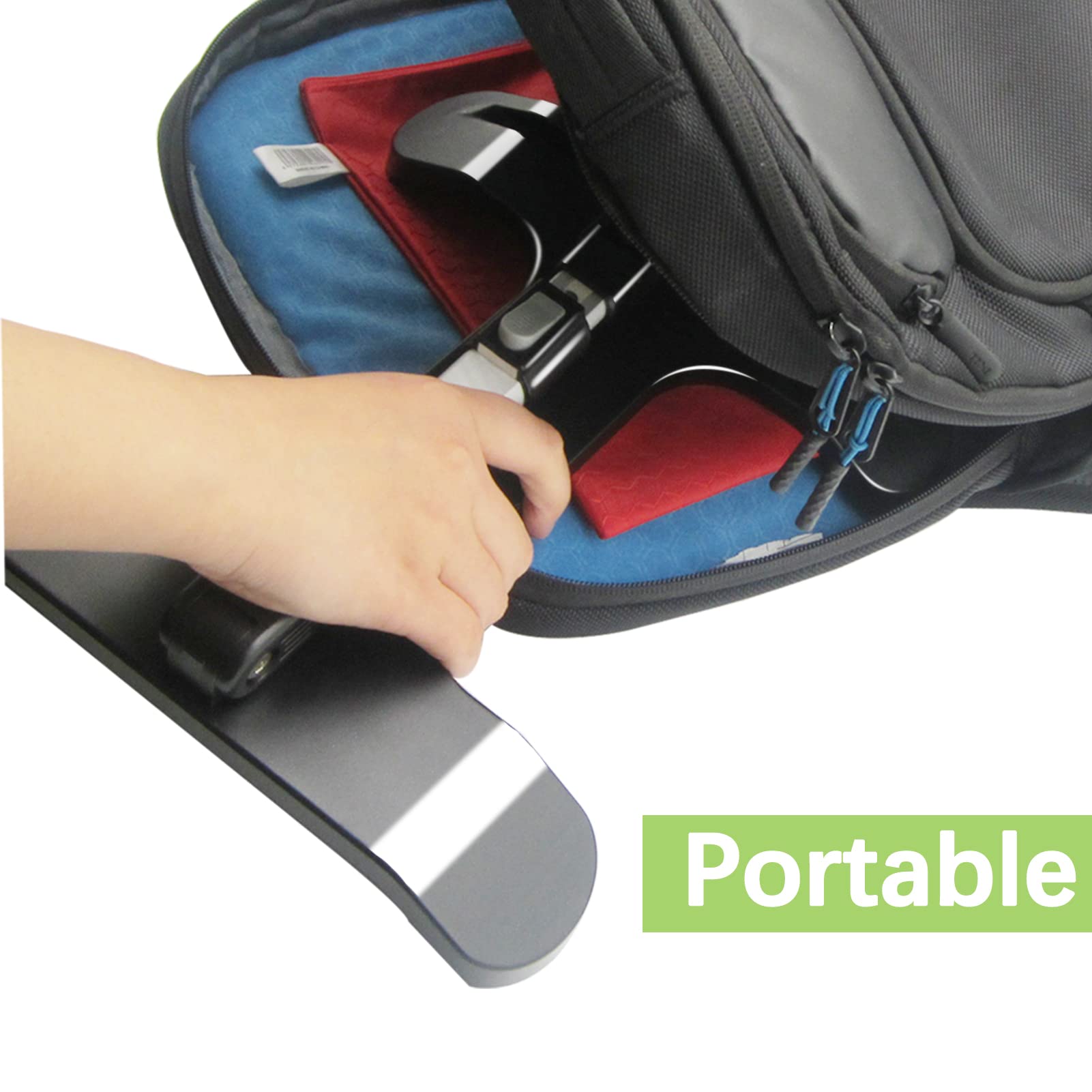 MNKXL Adjustable Foldable Tablet Stand for 4.5-20'' Devices - Anti-Slip Base, Rotatable, Lightweight, Compatible with iPhone, iPad, Samsung, Huawei