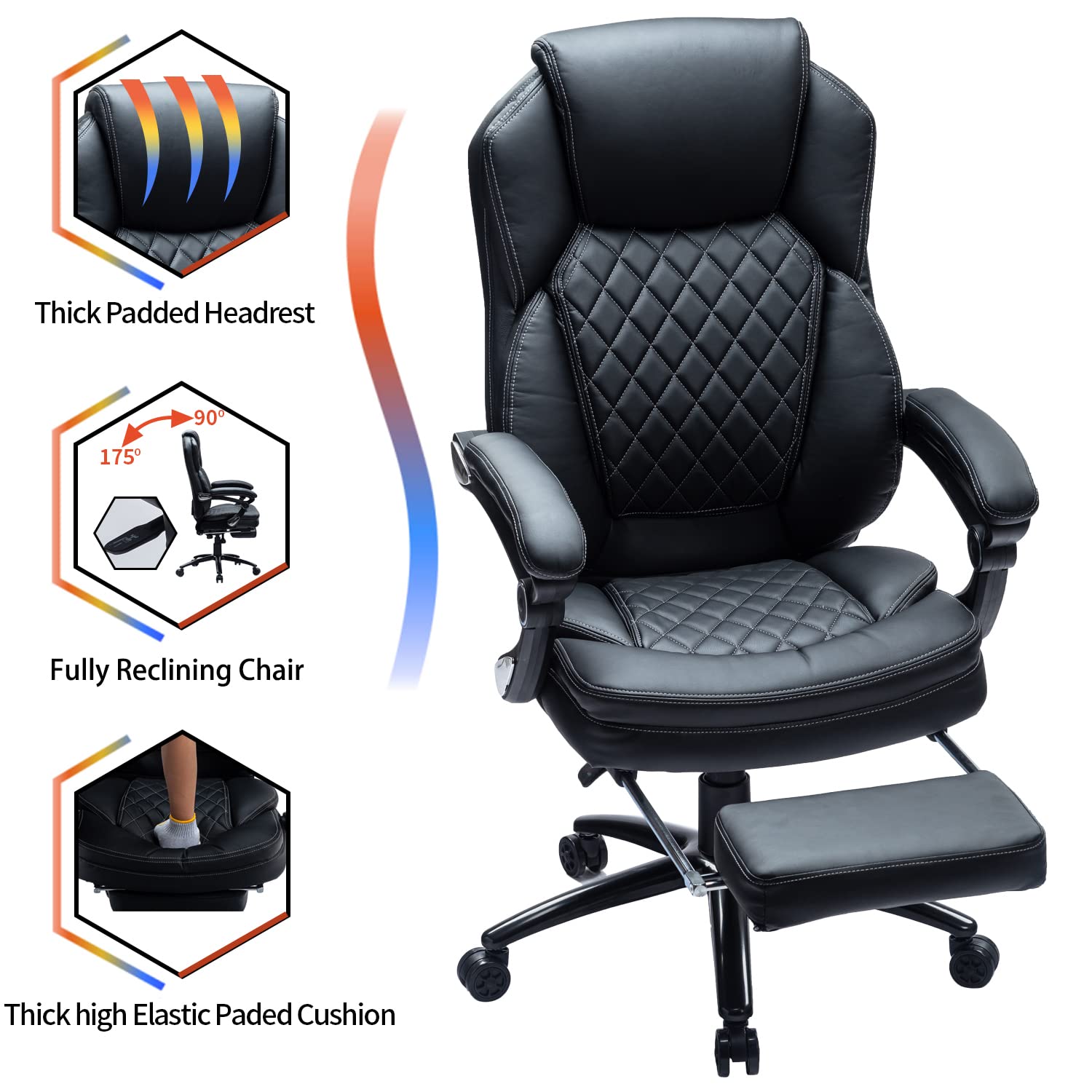 Kasorix Big and Tall Office Chair