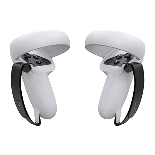 KIWI design Silicone Grip Cover and Lens Protector Accessories, Compatible with Quest 2