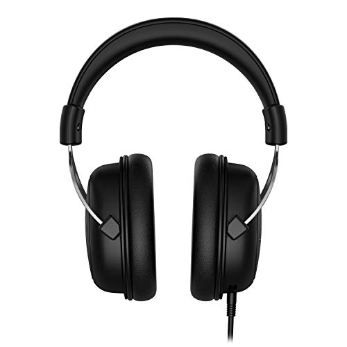 HyperX CloudX – Official Licensed Gaming Headset, Memory Foam Ear Cushions, Detachable Noise-Cancelling Mic, in-line Audio Controls, Silver (Renewed)