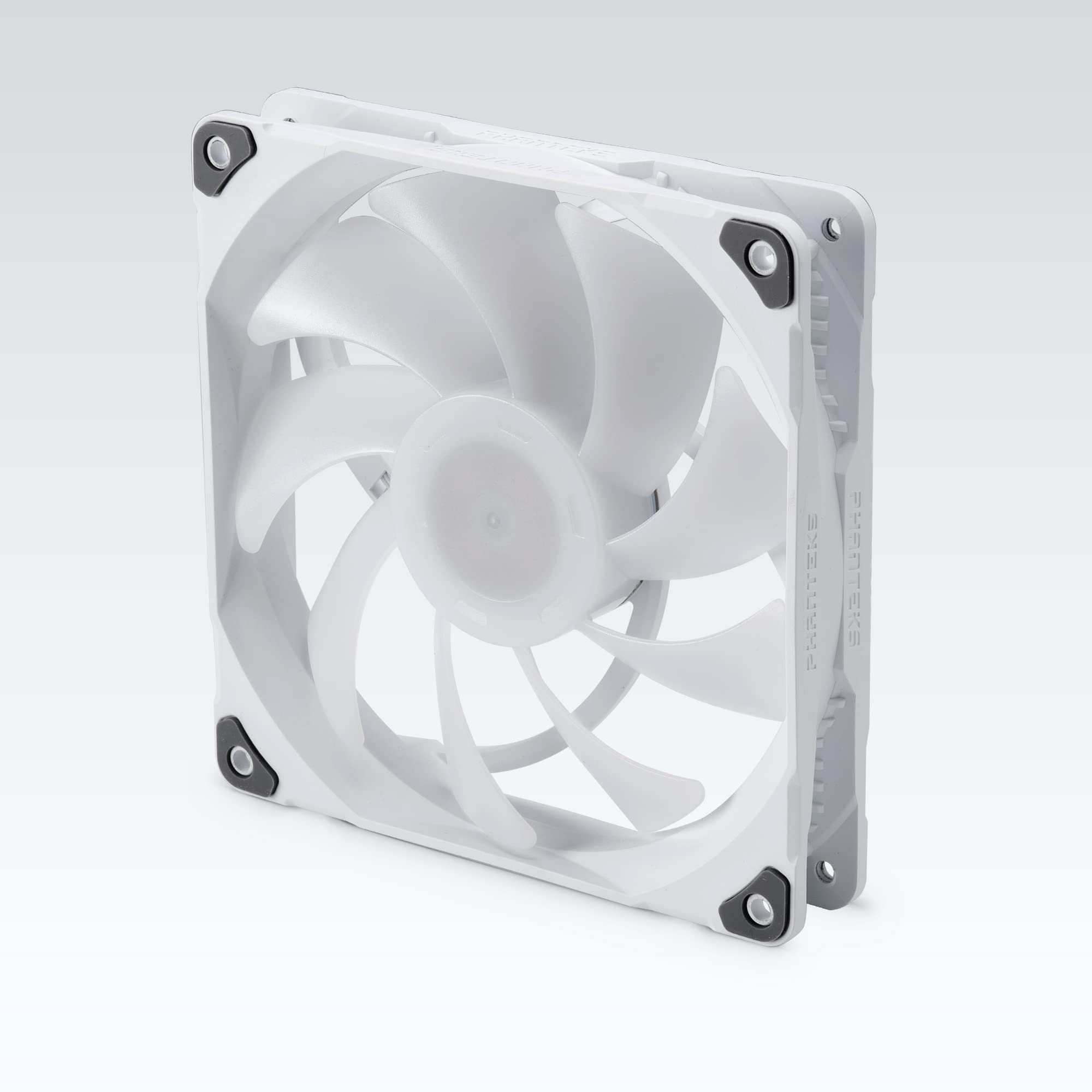 Phanteks M25-140 D-RGB Fan, High-Airflow Radiator Performance, PWM Control up to 1800RPM, ARGB/DRGB Lighting, Daisy-Chain Cable (White Matte Blade/Black Fan Frame (3-Pack))